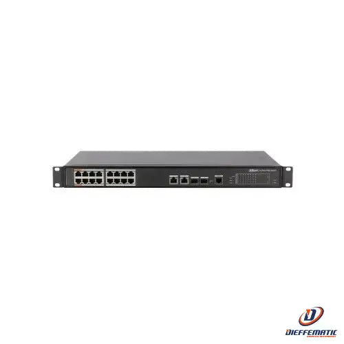 Switch rack long distance poe switch dahua pfs4218-16et-240 ...