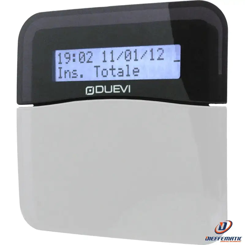 White oled bus rs485 keypad duevi dvt-oled dvt-oled-b burglar alarm