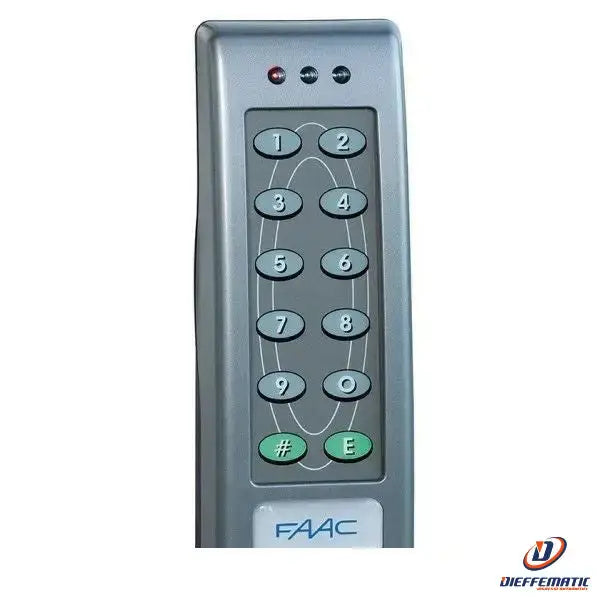 Keypad for access authorization typing minitime t faac code 403159