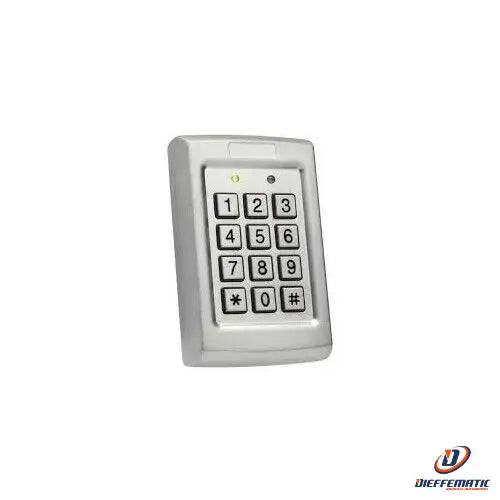 Vandal-proof backlit keyboard 1 out wiegand / data clock prastel