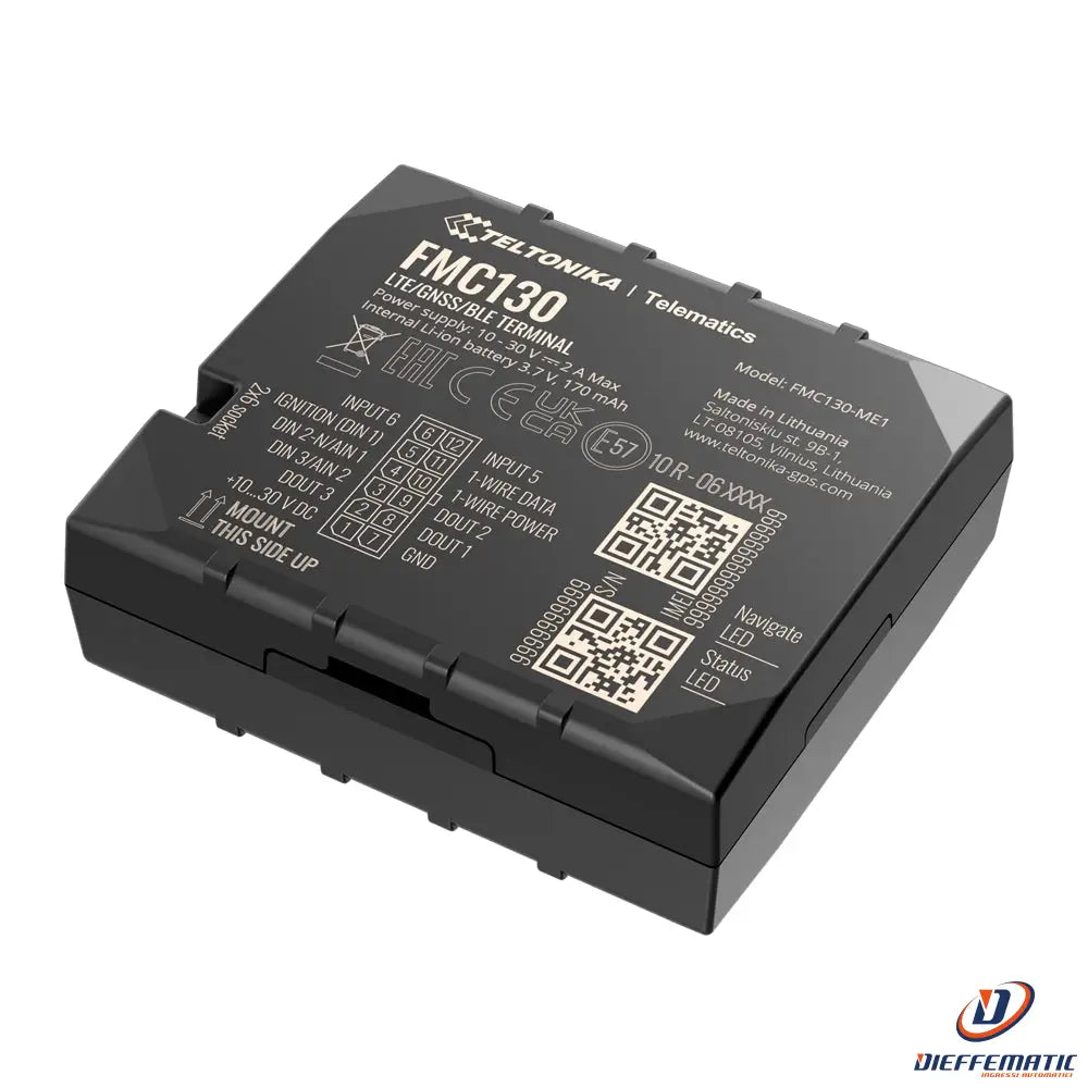 Teltonika tk-fmc130 tracker avanzato per veicoli - dieffematic