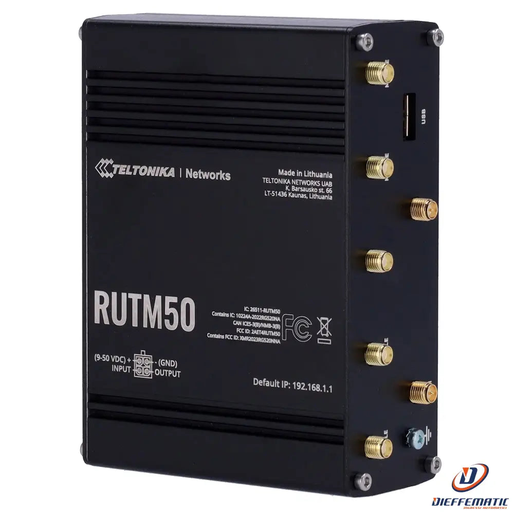 Teltonika tk-rutm50 router industriale 5g - dieffematic
