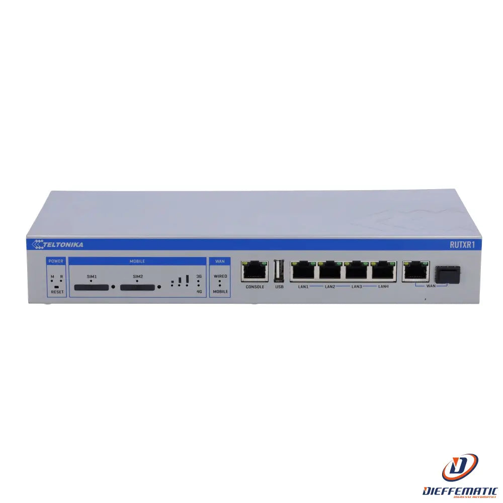 Teltonika tk-rutxr1 router 4g industriale - dieffematic