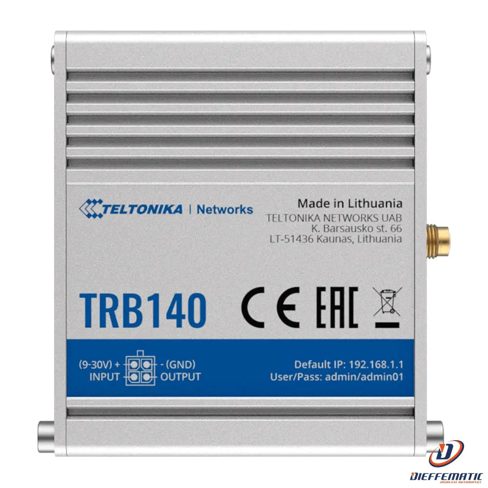 Teltonika tk-trb140 gateway 4g industrial - dieffematic