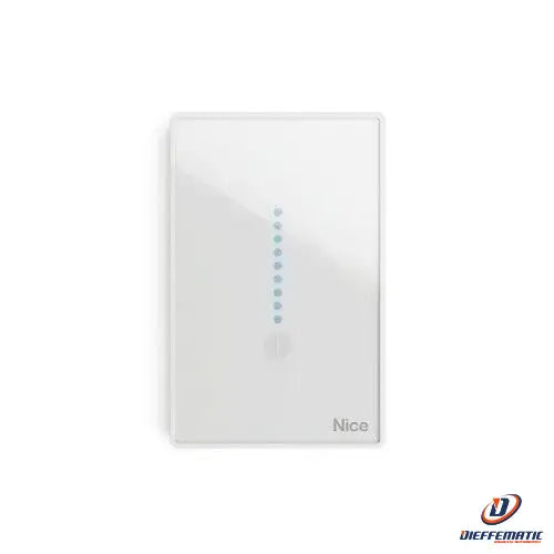 Emisor inalámbrico de pared sin contacto para el control de automatismos Nice