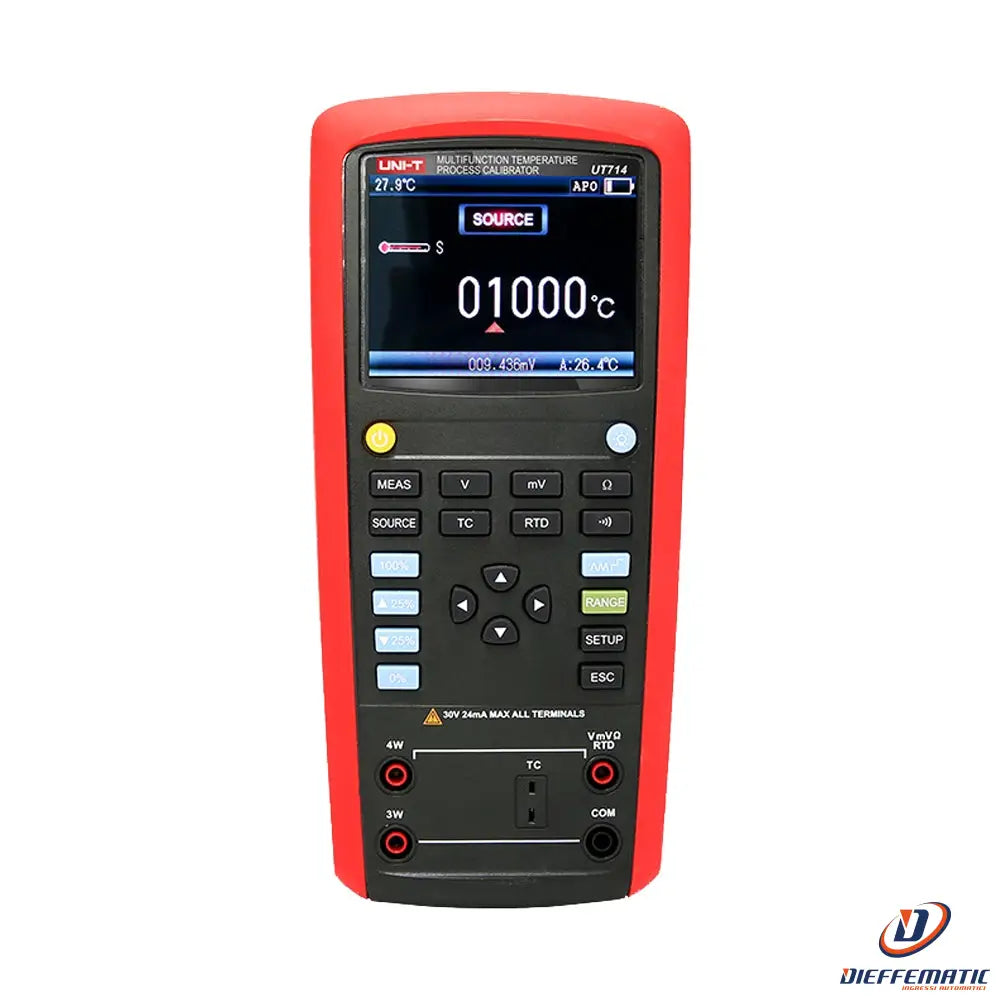 Uni-trend ut714 calibratore di temperatura - dieffematic