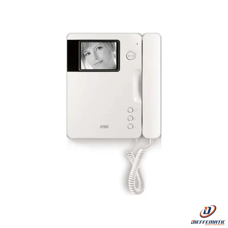 Urmet video intercom with handset signo reflex display 4' black and ...