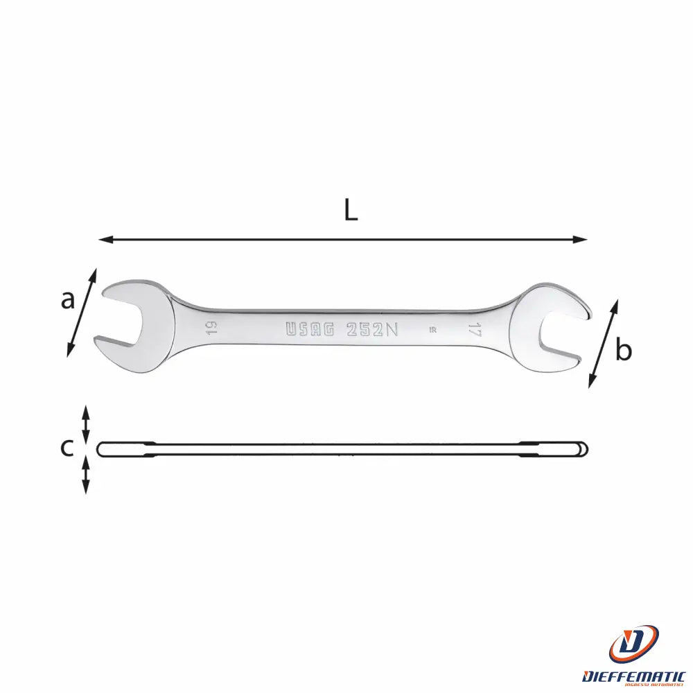 Usag chiavi a forchetta doppie 252 n u02520542 - dieffematic