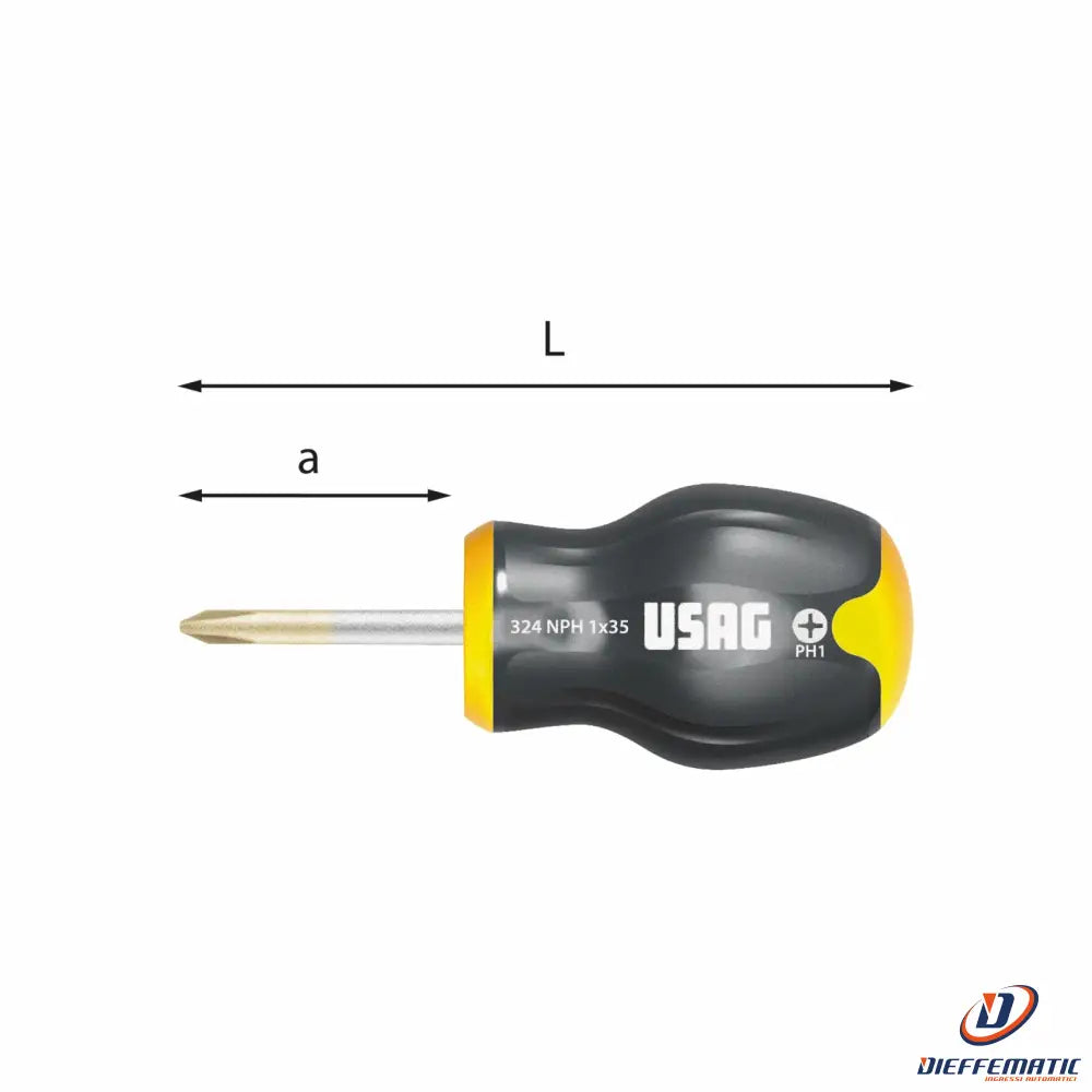 Usag screwdriver for cross-head phillips screws 324 nph u03240468