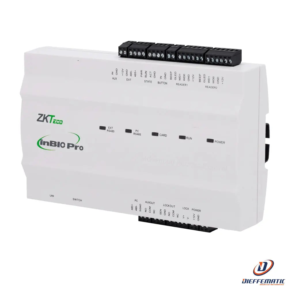 Zkteco zk-inbio160pro controller di accesso con identificazione multipla